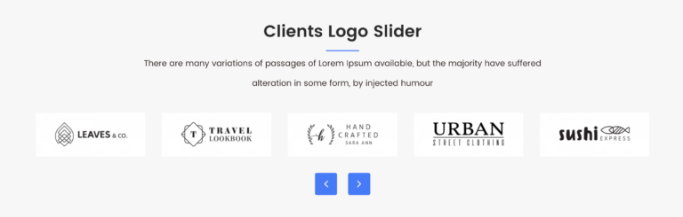 Client Logo Slider - WPBean Documentation