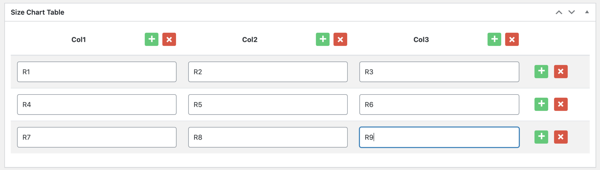Adding a Size Chart - WpBean Documentation