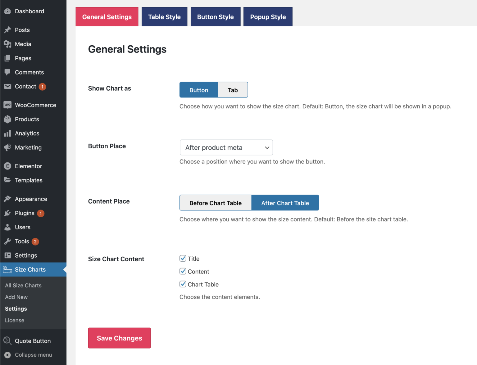 General Settings - WpBean Documentation