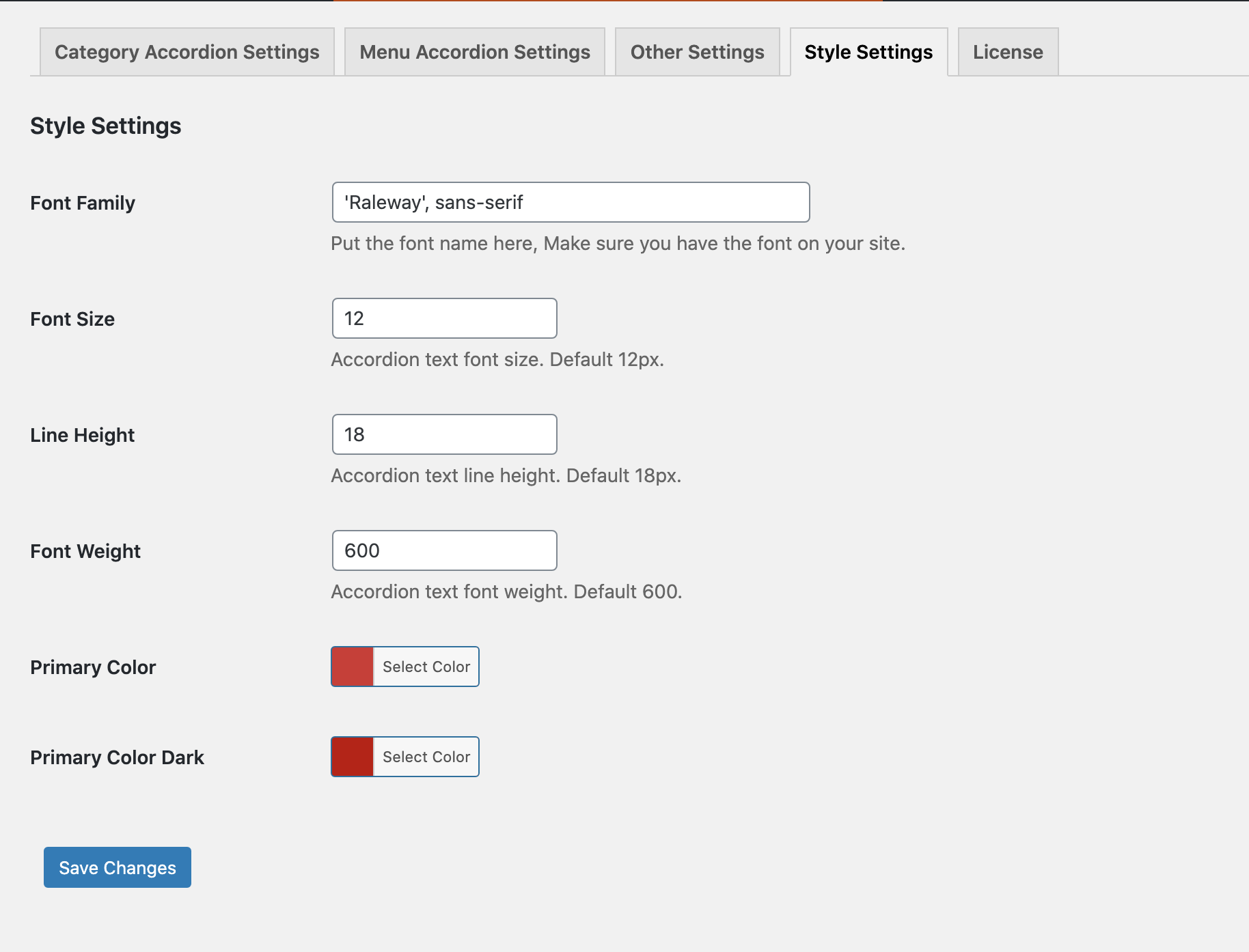 Plugins Settings - WpBean Documentation