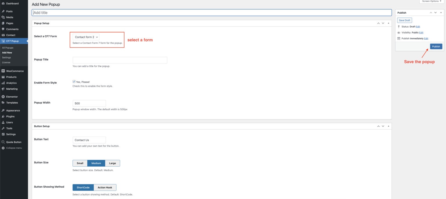 Adding Customized Popups - WpBean Documentation