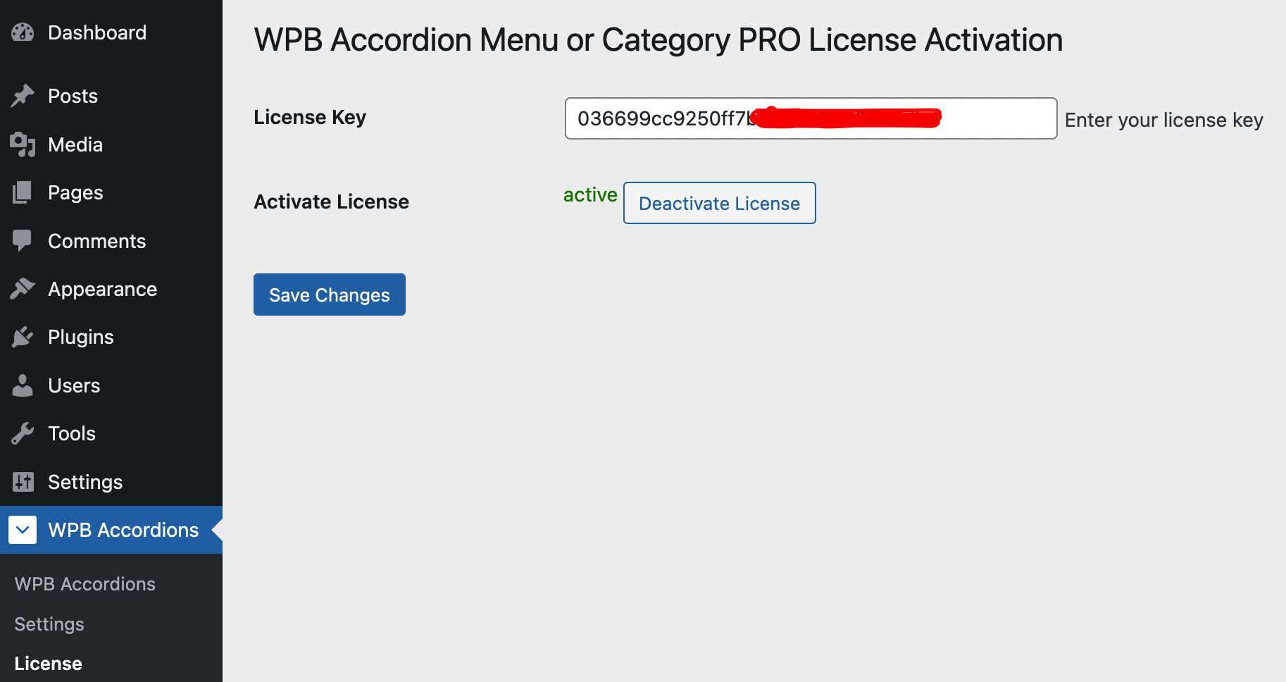 License Activation - WPBean Documentation