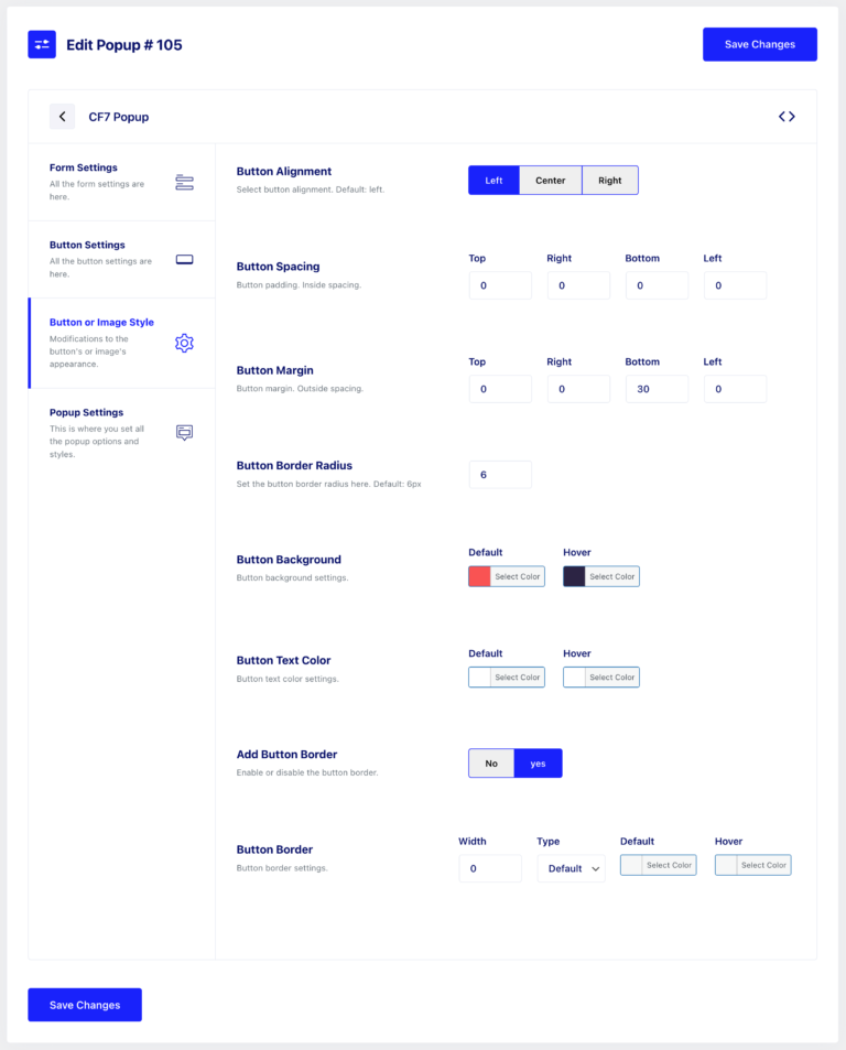 Button or Image Style - WpBean Documentation
