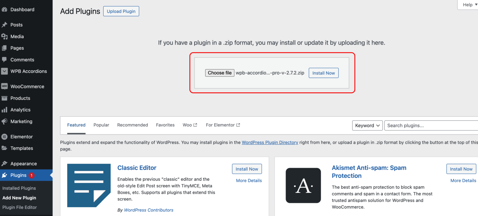 Installing - WPBean Documentation